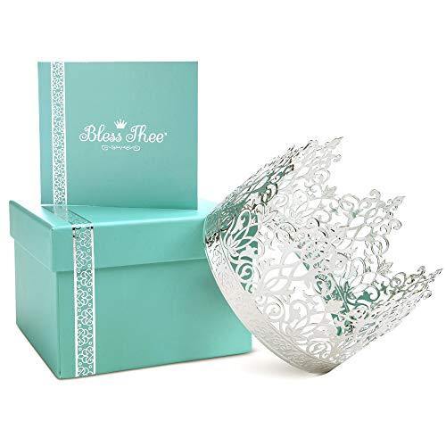 Crown Cake Topper | Princess Themed Parties Silver Crown | Birthdays ...