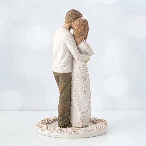 Sculpted Hand Painted Together Cake Topper "True Partners in Love and ...